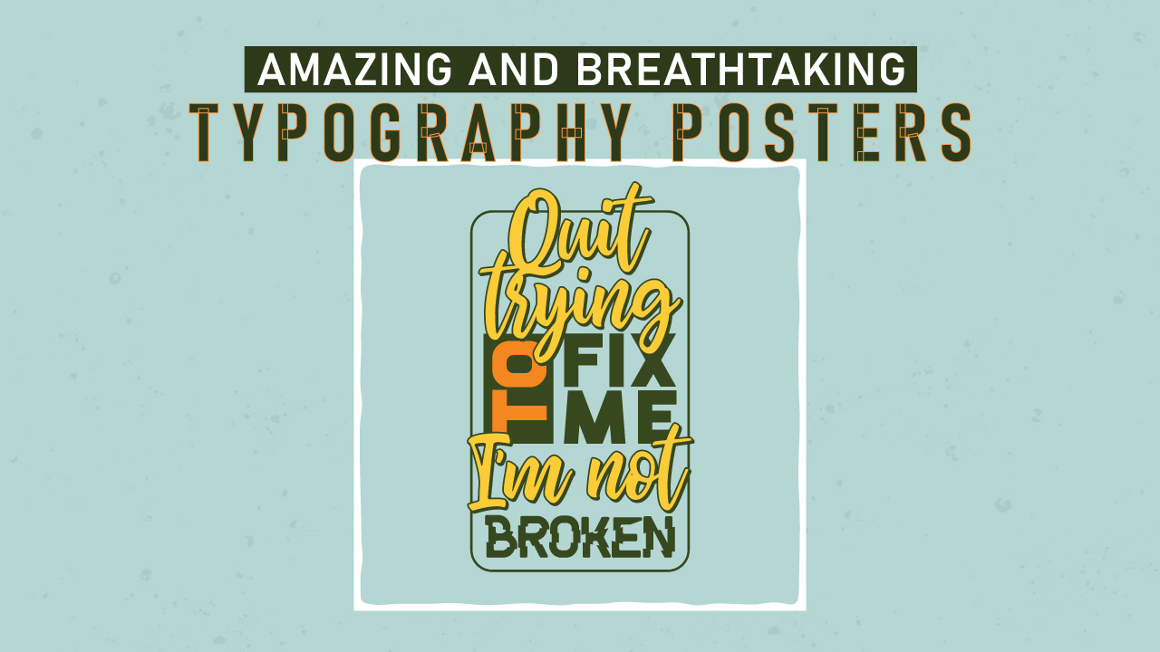 Amazing Typography Posters – Your Best Marketing Tool - Noxinfluencer